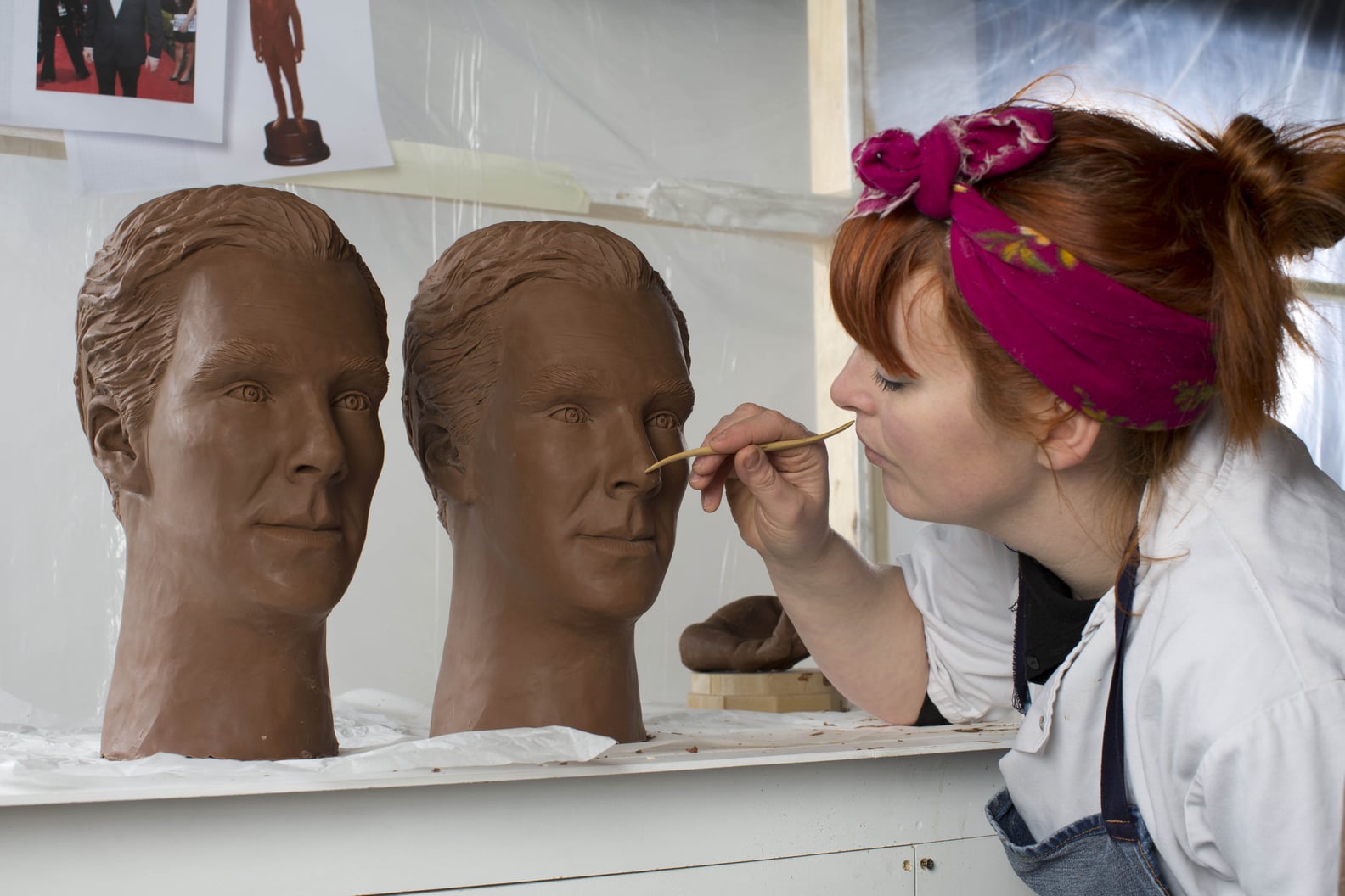 Benedict Cumberbatch Chocolate Statue Photos | PS Food