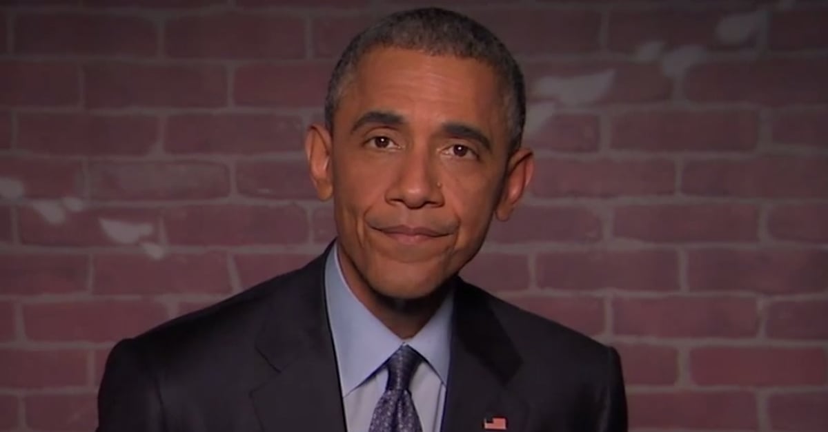 Barack Obama Reading Mean Tweets on Jimmy Kimmel | POPSUGAR Celebrity