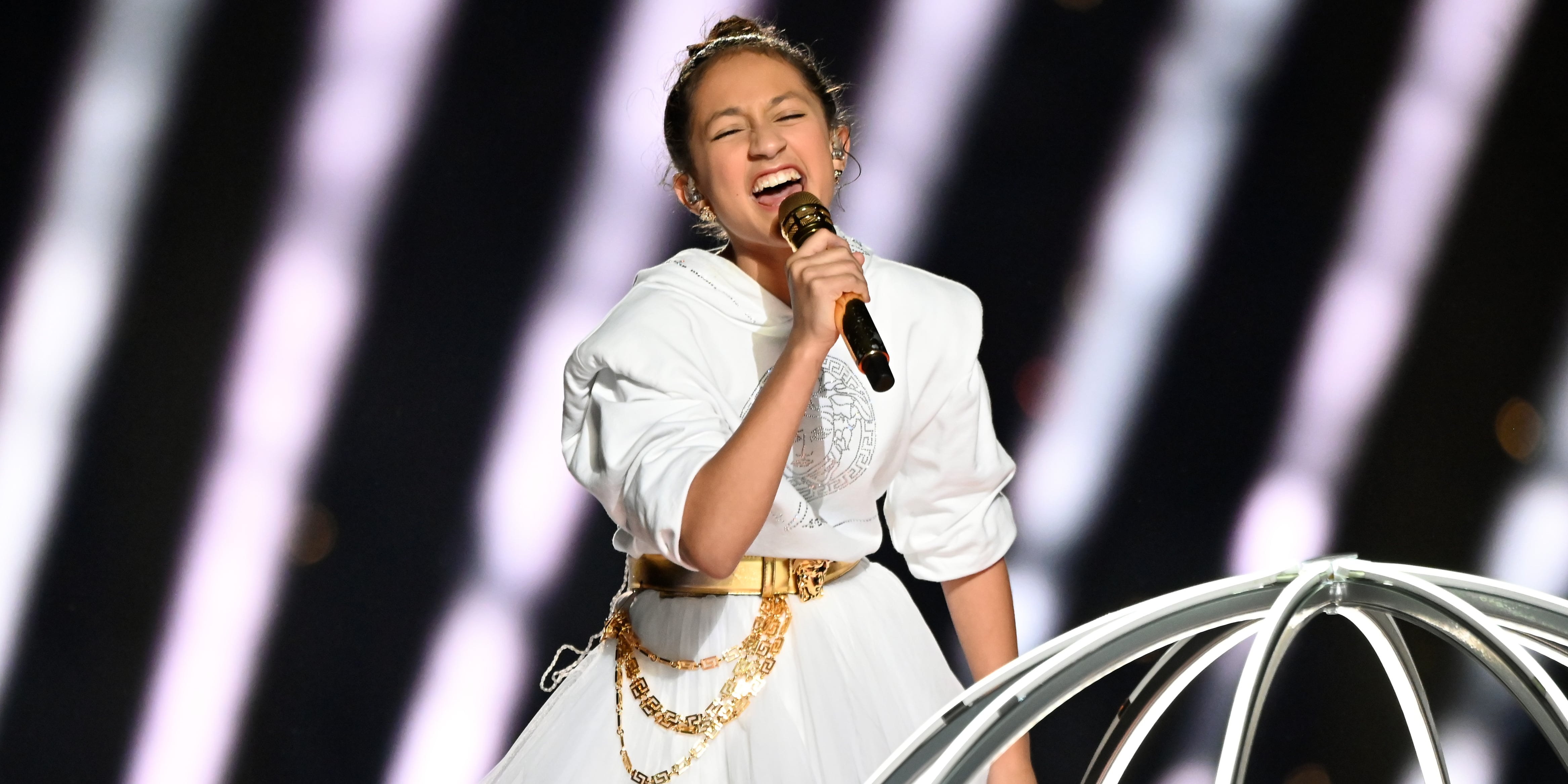 Marc Anthony's Response to Daughter Emme at the Super Bowl | PS Family