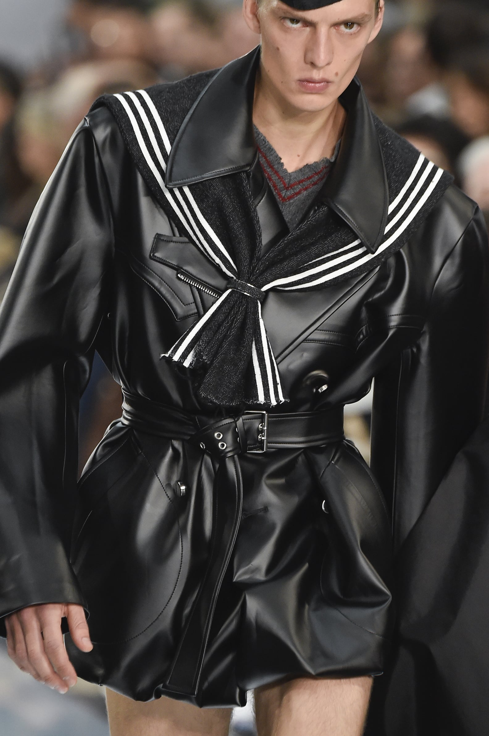 This Models Intense Runway Walk Has Sparked A Glorious Meme Popsugar