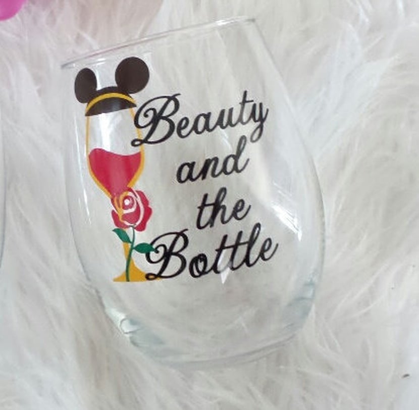 Disney Princess Stemless Wine Glasses | PS Family