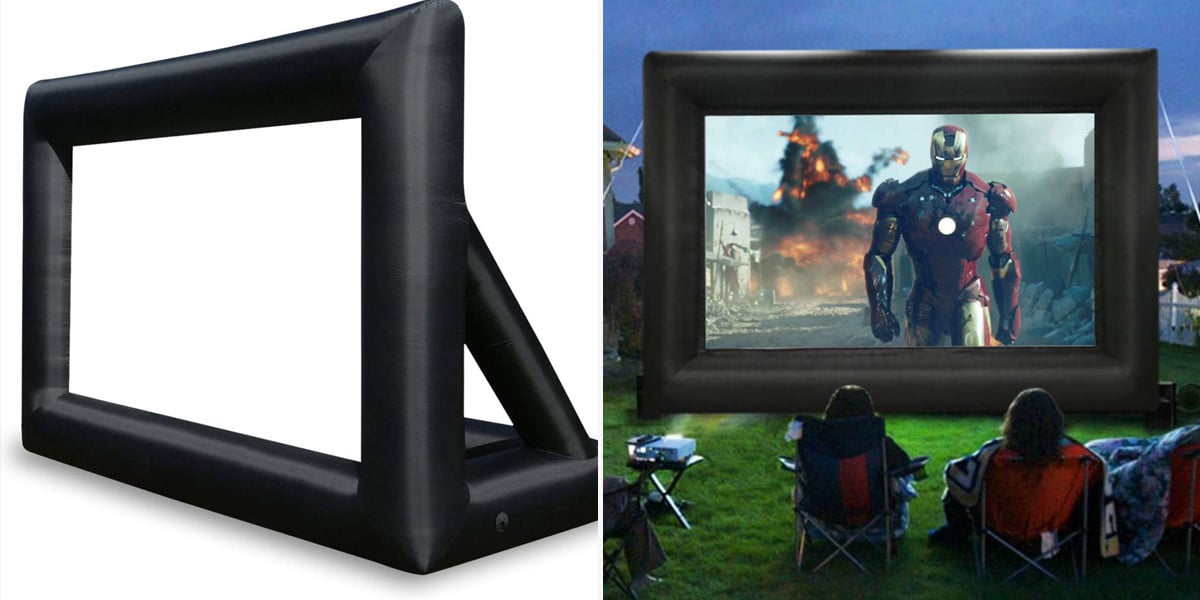 This 20-Foot Inflatable Screen Is Perfect For Outdoor Movies | PS Home