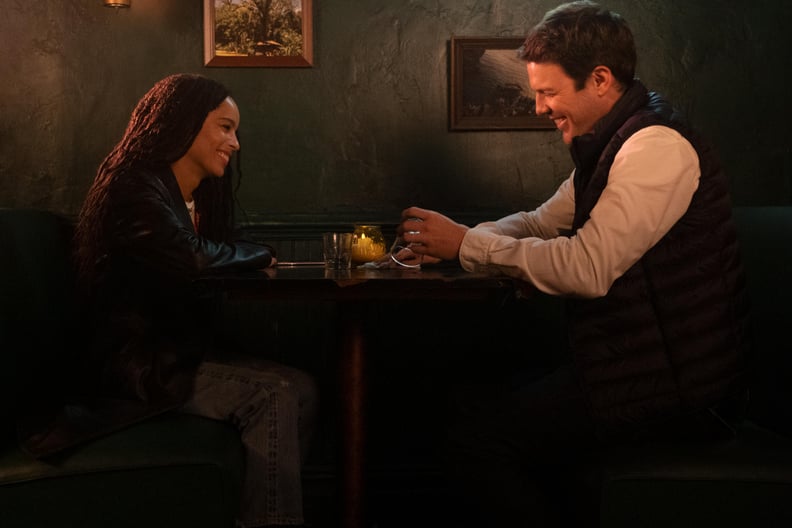 Zoë Kravitz's Leather Jacket as Rob on High Fidelity | POPSUGAR Fashion