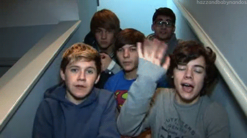 One Direction Video Diary Stairs