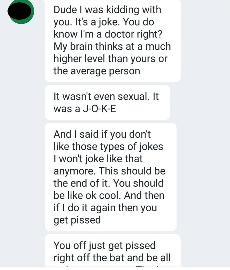 Text Messages From Guy Being Rejected Popsugar Love