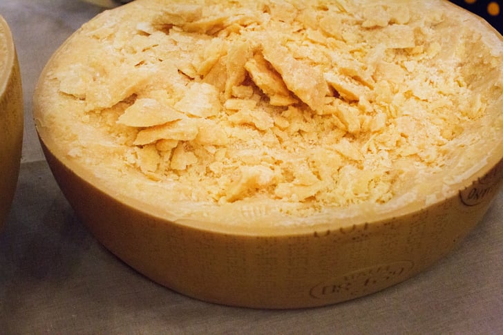 Serve a whole wheel of parmesan cheese during special occasions ...