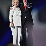 Hillary Clinton's White Suit at DNC 2016 | POPSUGAR Fashion