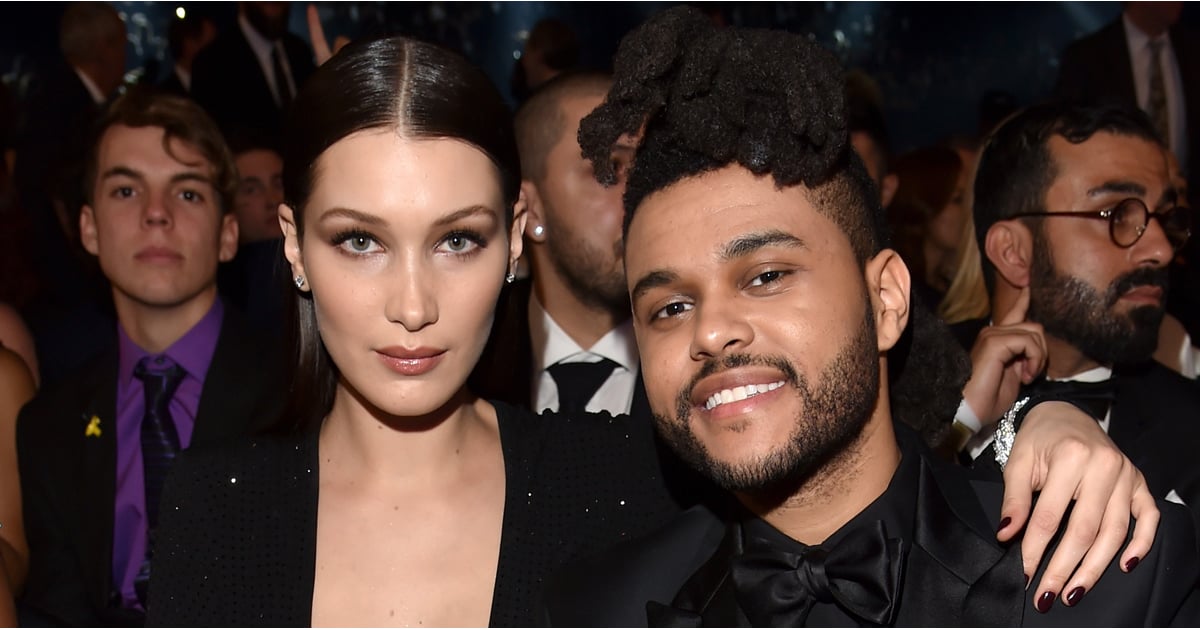 The Weeknd and Bella Hadid at the Grammys 2016 | POPSUGAR Celebrity