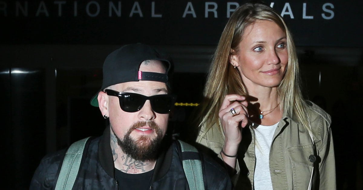 Cameron Diaz and Benji Madden Hold Hands LAX August 2015 | POPSUGAR ...