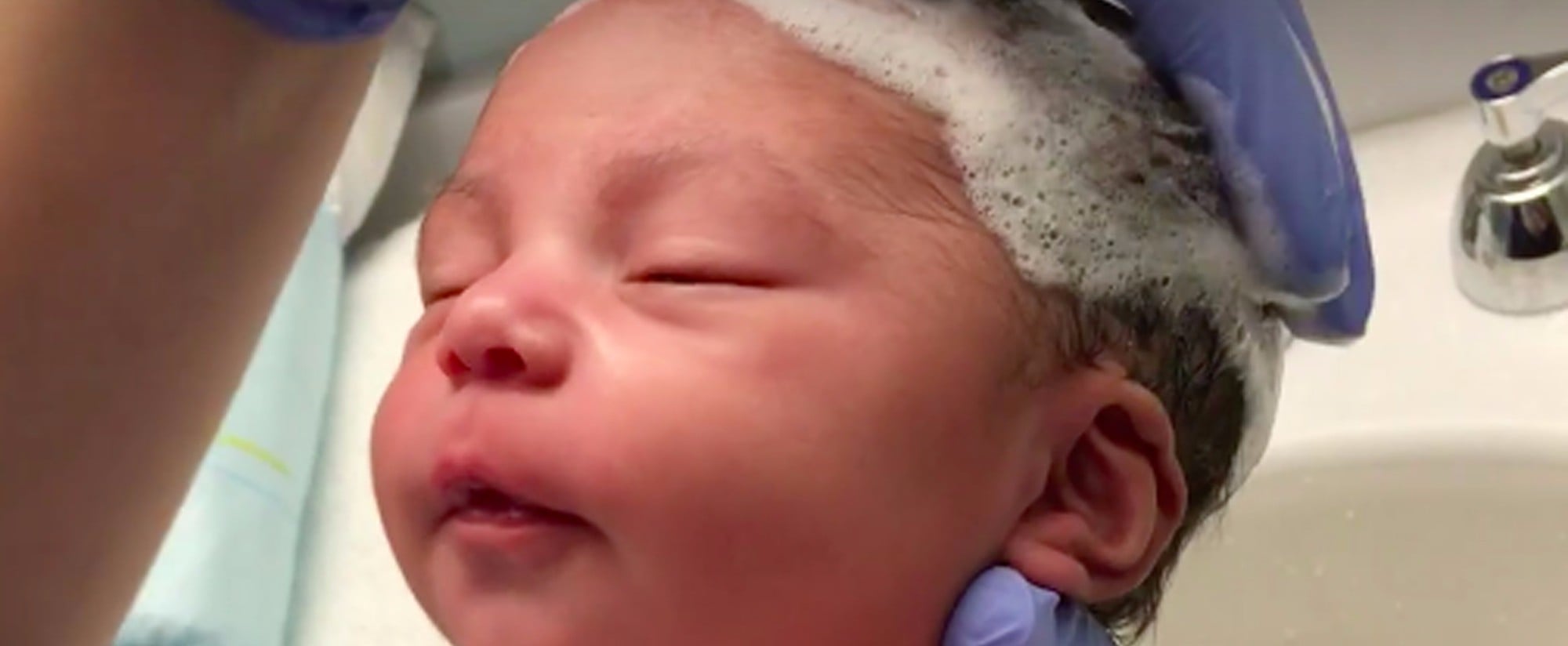 Baby Getting Hair Washed Viral Video | PS Family