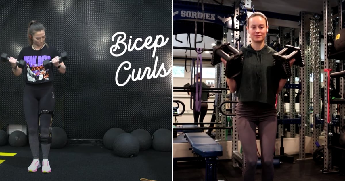 Watch Brie Larson's Arm Workout Led by WWE's Tegan Nox | POPSUGAR Fitness