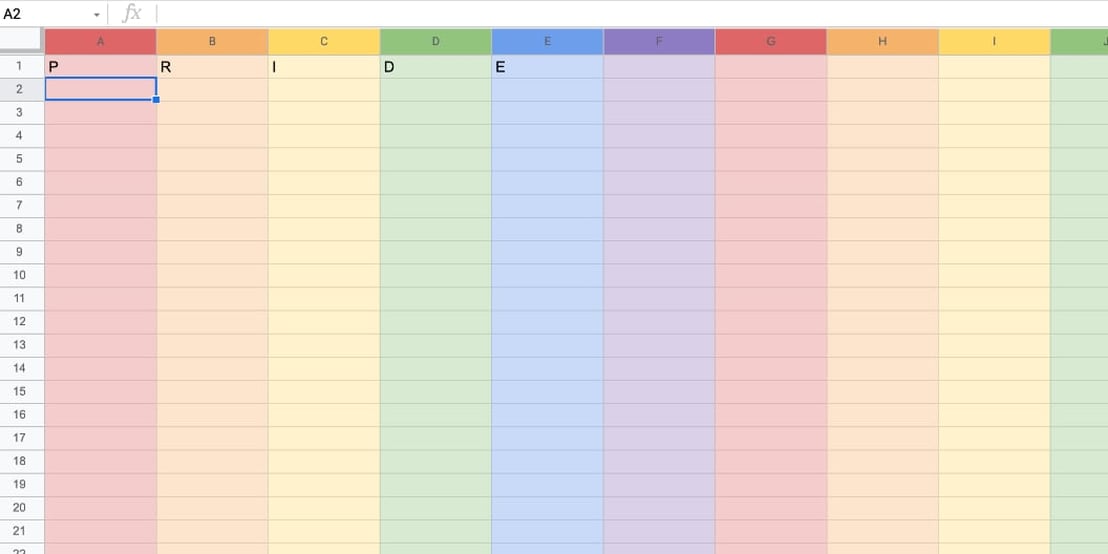 Here's How to Make Google Sheets Rainbow For Pride | PS Tech