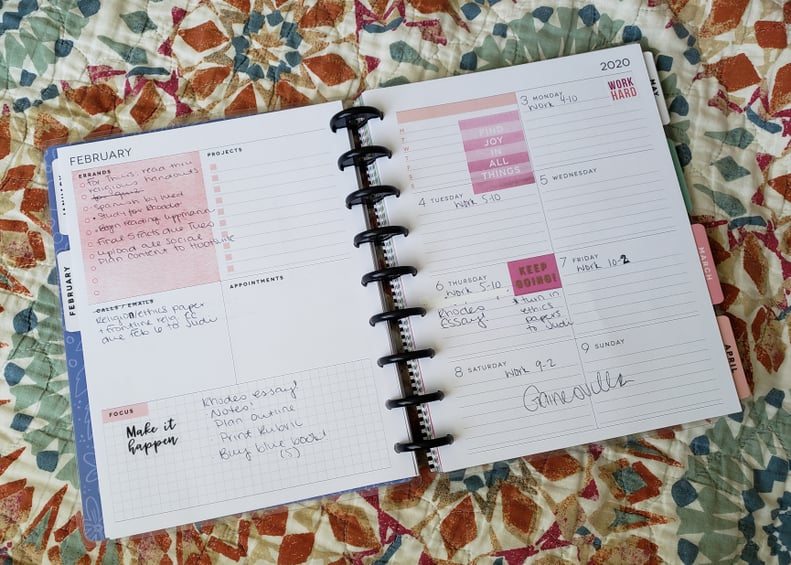 How Keeping a Planner Helps Me Stay Organized in College | POPSUGAR ...