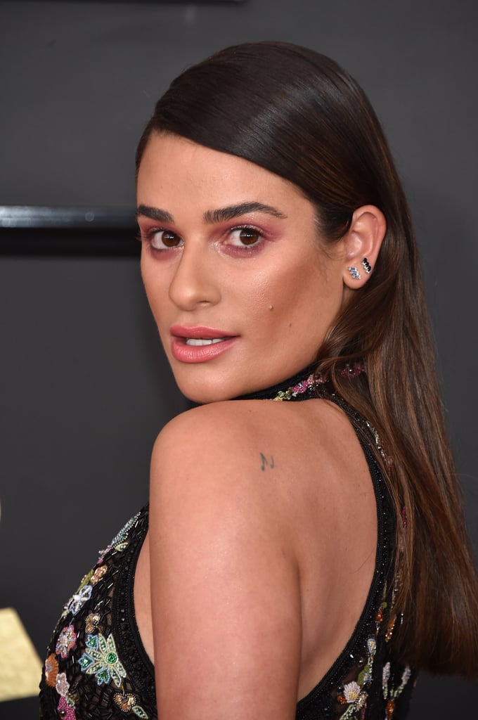 Lea Michele Makeup and Hair Grammys 2017 | POPSUGAR Beauty