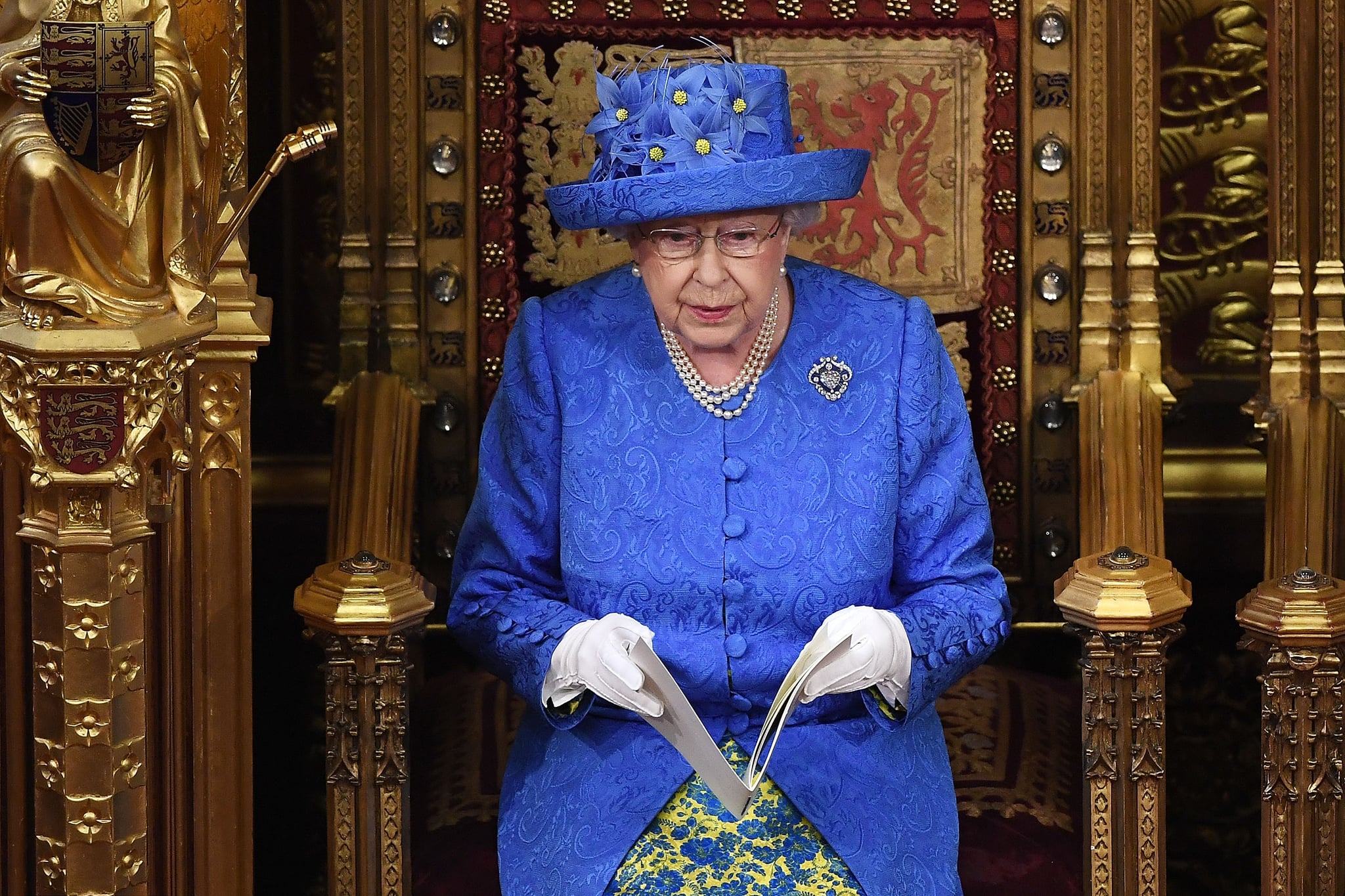 Queen Elizabeth II Doesn't Mention Donald Trump in Speech | POPSUGAR News Queen Elizabeth II Doesn't Mention Donald Trump in Speech | POPSUGAR News