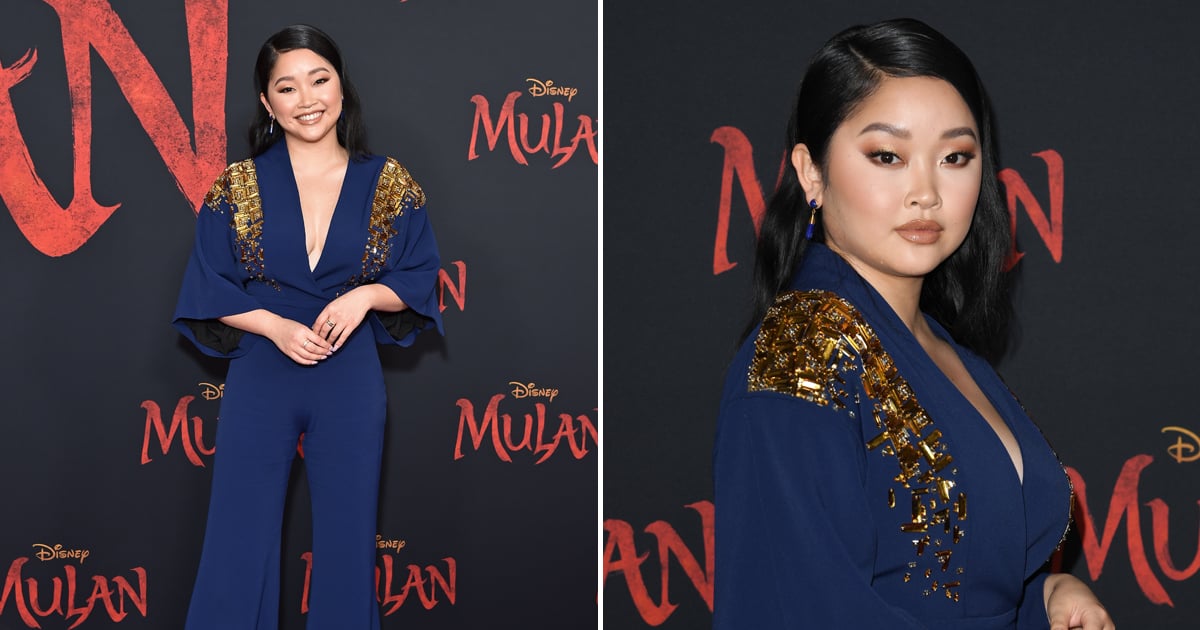 Lana Condor's Antonio Berardi Jumpsuit at the Mulan Premiere | POPSUGAR ...