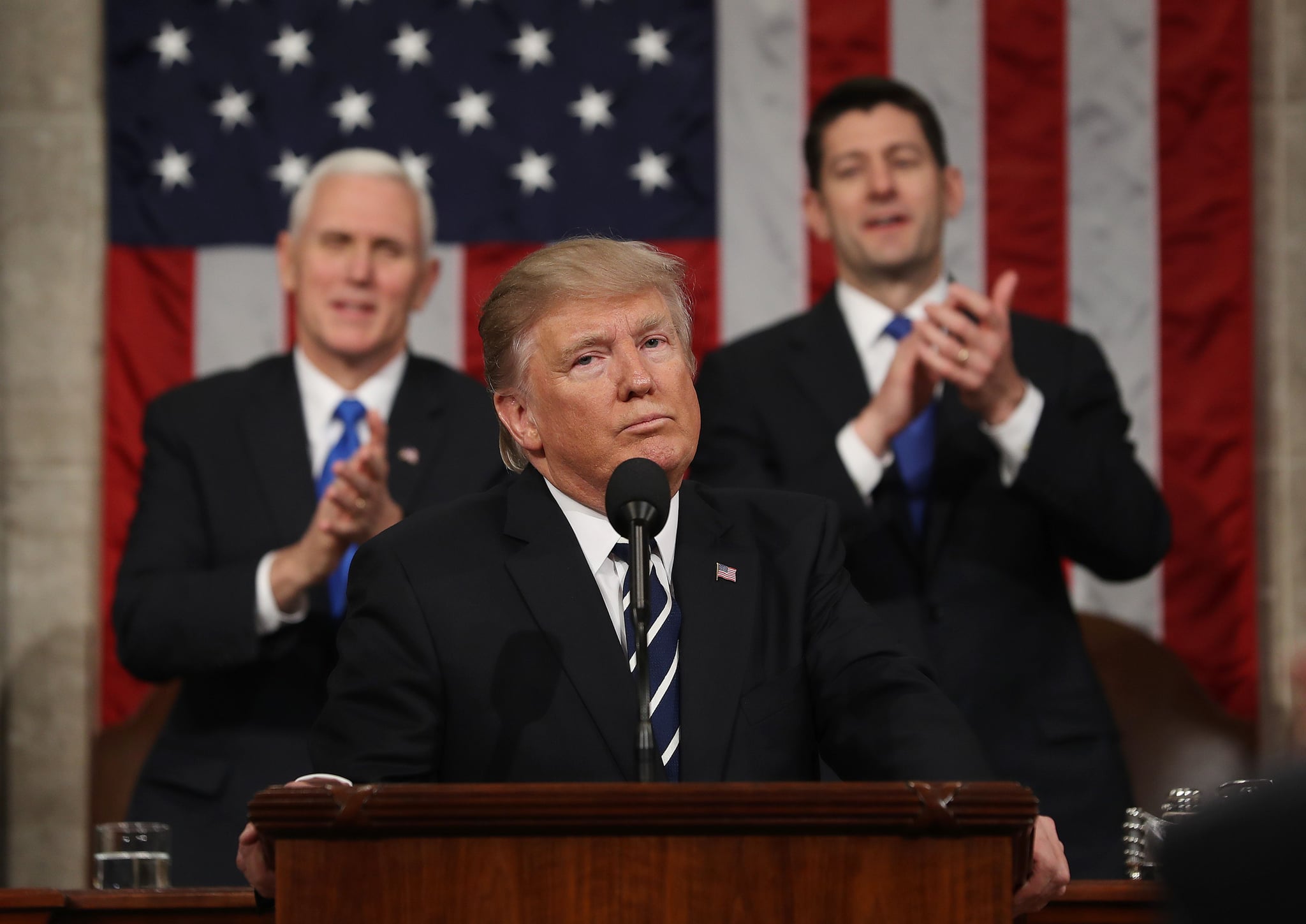 Why Did Democrats Laugh at Trump's Congressional Address? | POPSUGAR News