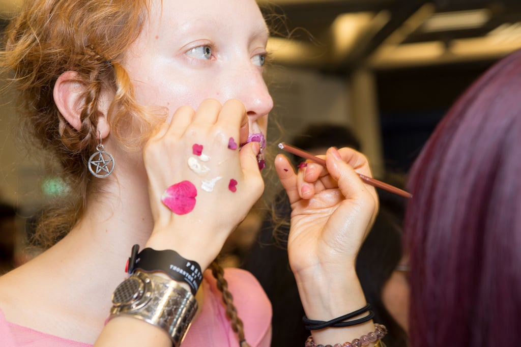 Hair and Makeup at Preen Spring 2017 | POPSUGAR Beauty