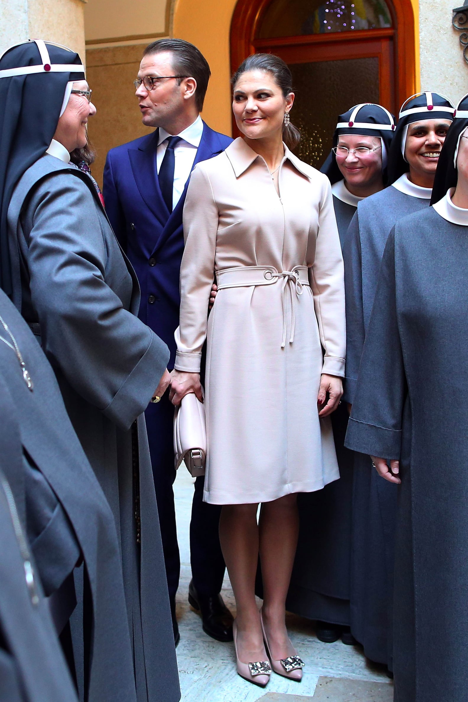 Princess Victoria's Beige Filippa K Dress December 2016 | PS Fashion