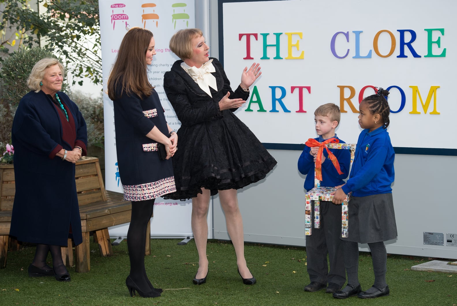 Kate Middleton at the Clore Art Room in London | Pictures | PS Celebrity