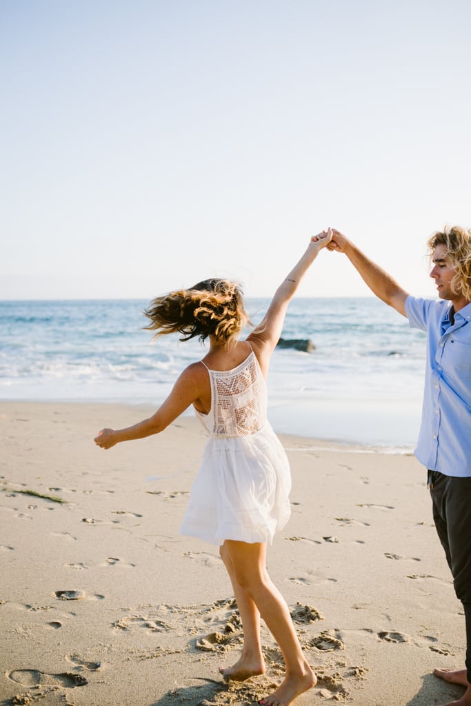 California Beach Engagement Shoot | POPSUGAR Love & Sex