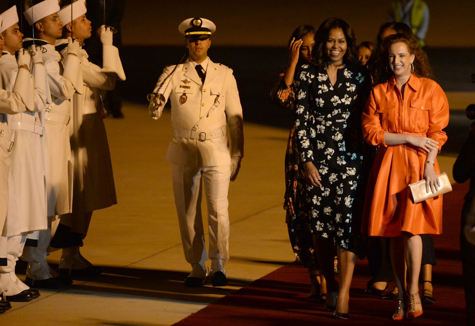 Michelle, Malia, and Sasha Obama in Morocco 2016 | Pictures | PS Celebrity