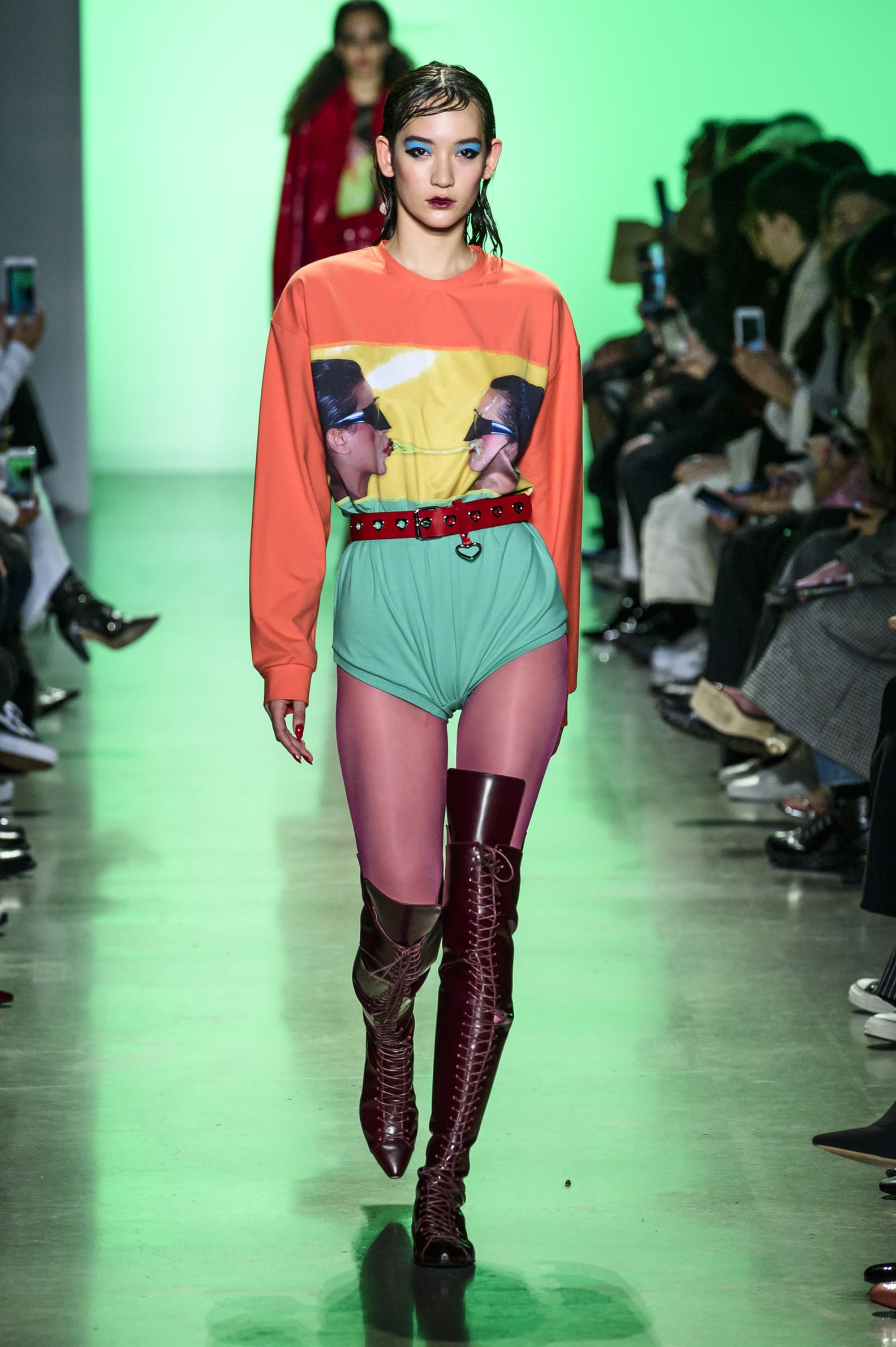 Colored Tights at Fashion Week Fall 2018 | PS Fashion