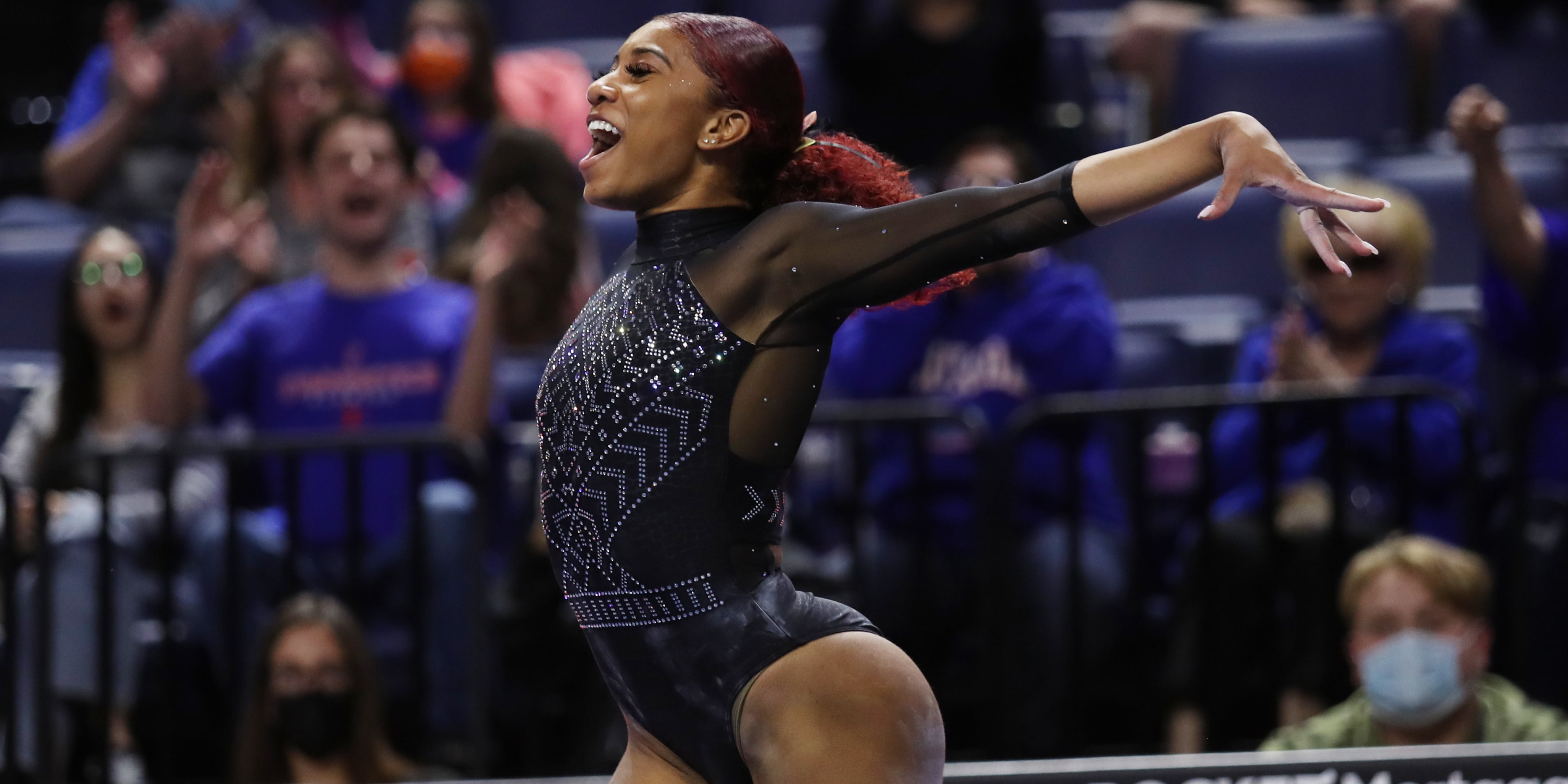 Watch Nya Reed's Perfect-10 Floor Routine | POPSUGAR Fitness