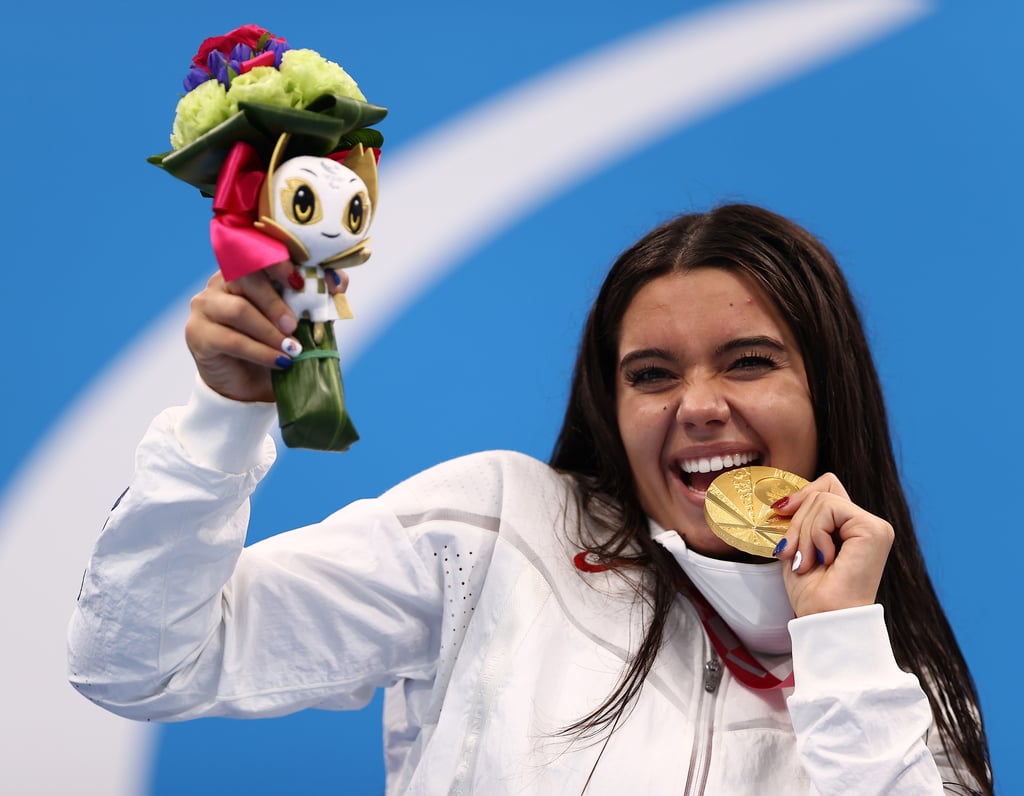 Paralympic Swimmer Anastasia Pagonis Wins Gold 400m Free | POPSUGAR Fitness