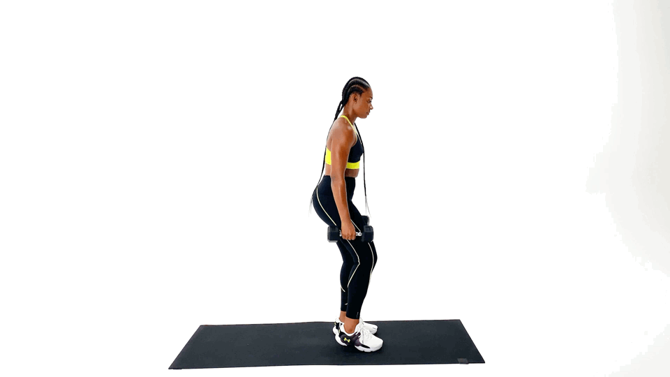 reverse lunges exercise gif