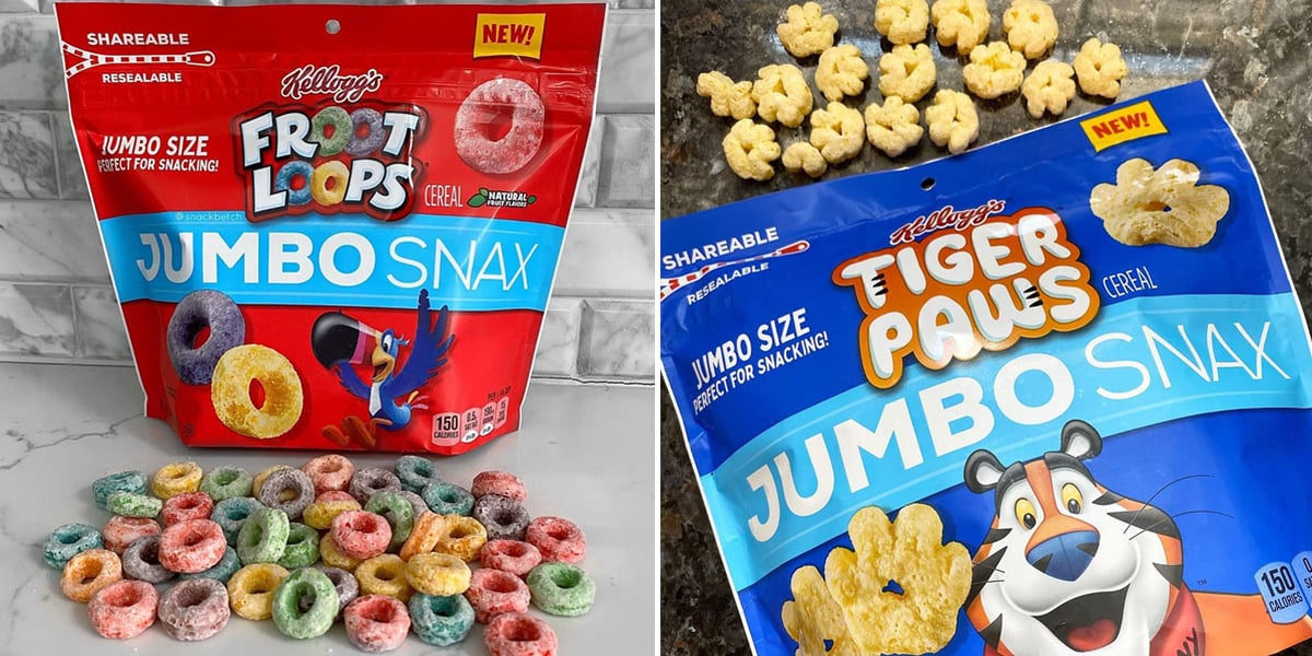Kellogg's Cereal Jumbo Snax Include Giant Froot Loops | POPSUGAR Food