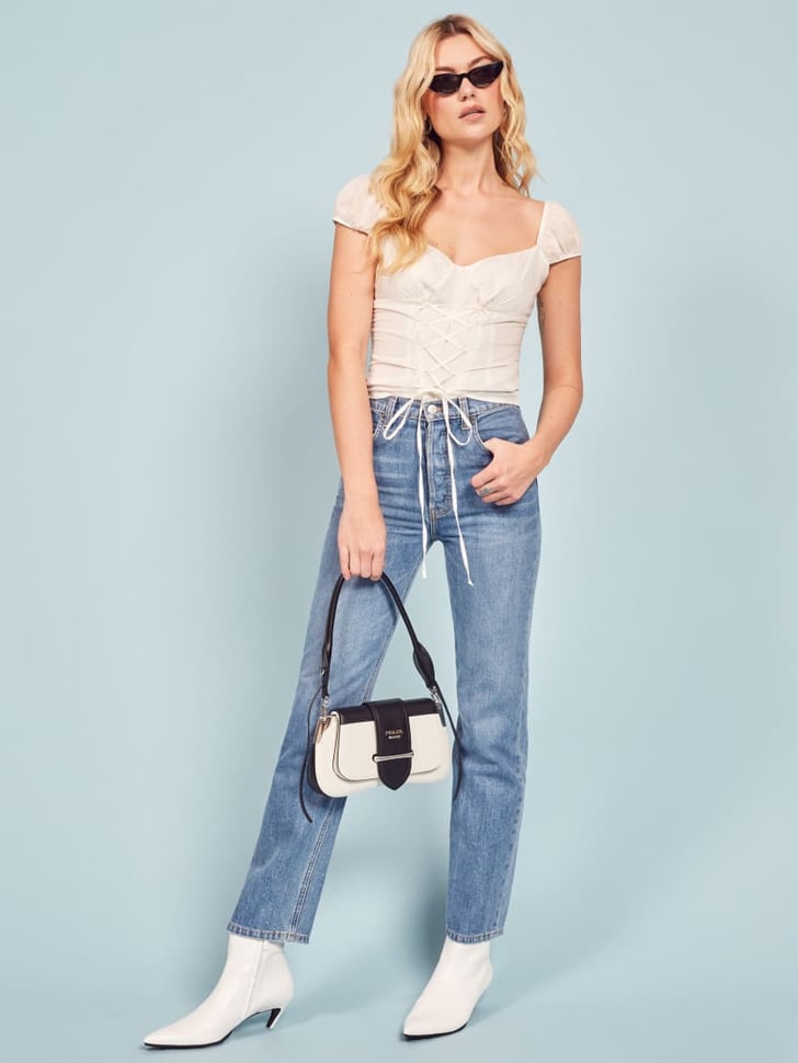 Lori Top Reformation Linen Collection Spring 2019 Popsugar Fashion Photo 14