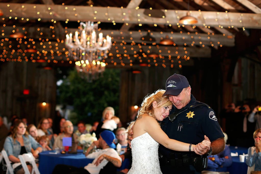 Bride Whose Father Died Shares Wedding With Officers POPSUGAR Love bride-whose-father-died-shares-wedding-with-officers-popsugar-love