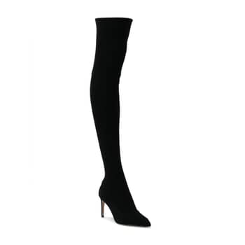 Rihanna's Black Boot Pants | PS Fashion