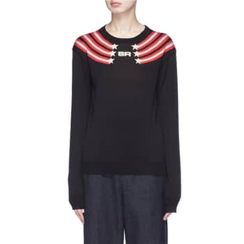 Kendall Jenner American Flag Sweater | PS Fashion