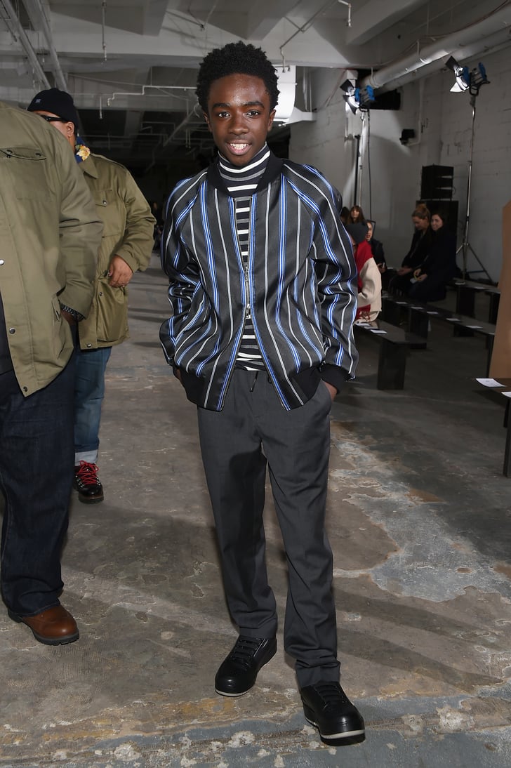 Caleb McLaughlin | Celebrities in the Front Row at Fashion Week Fall ...