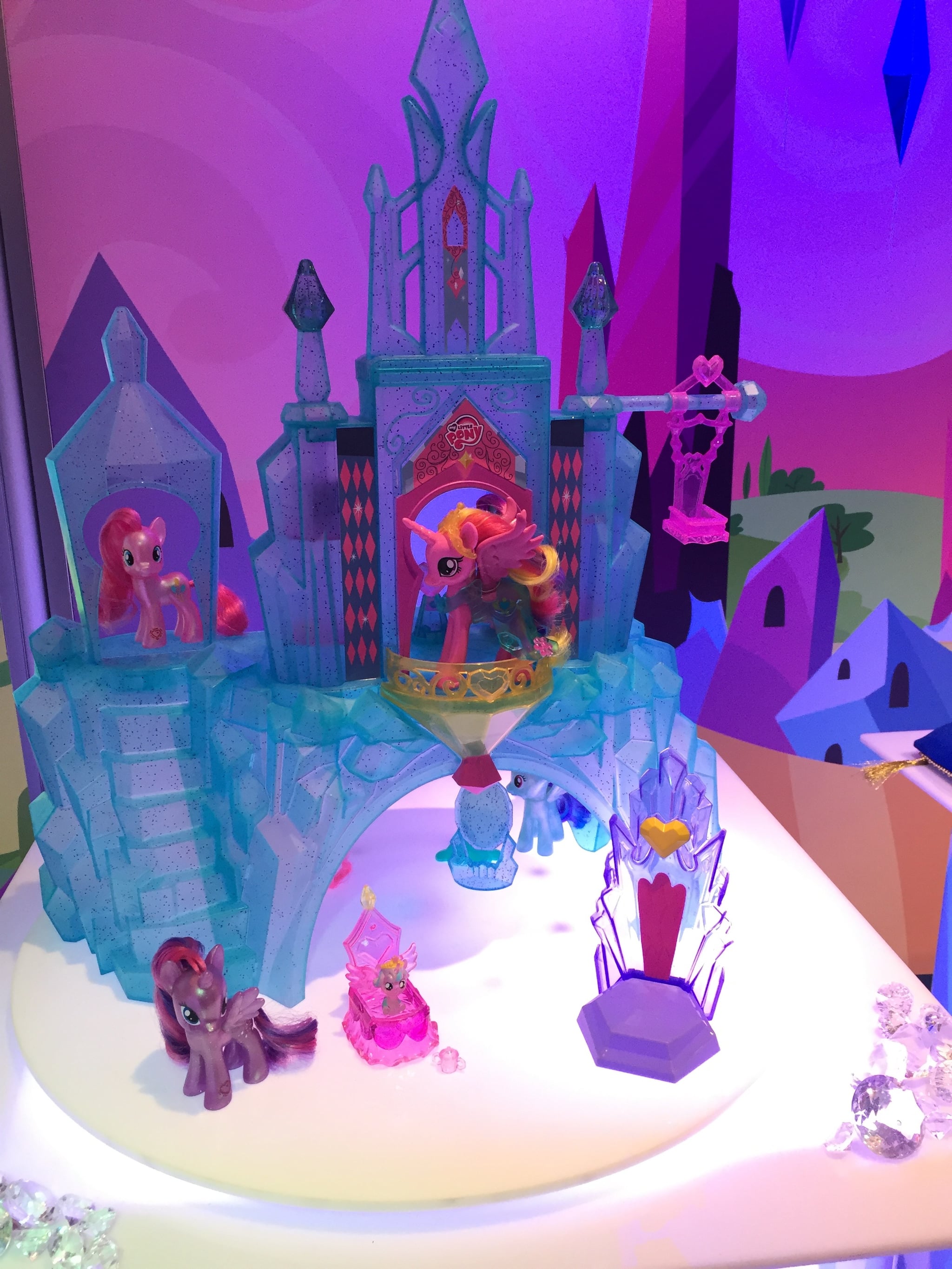 My Little Pony Explore Equestria Crystal Empire Castle Shopee ...