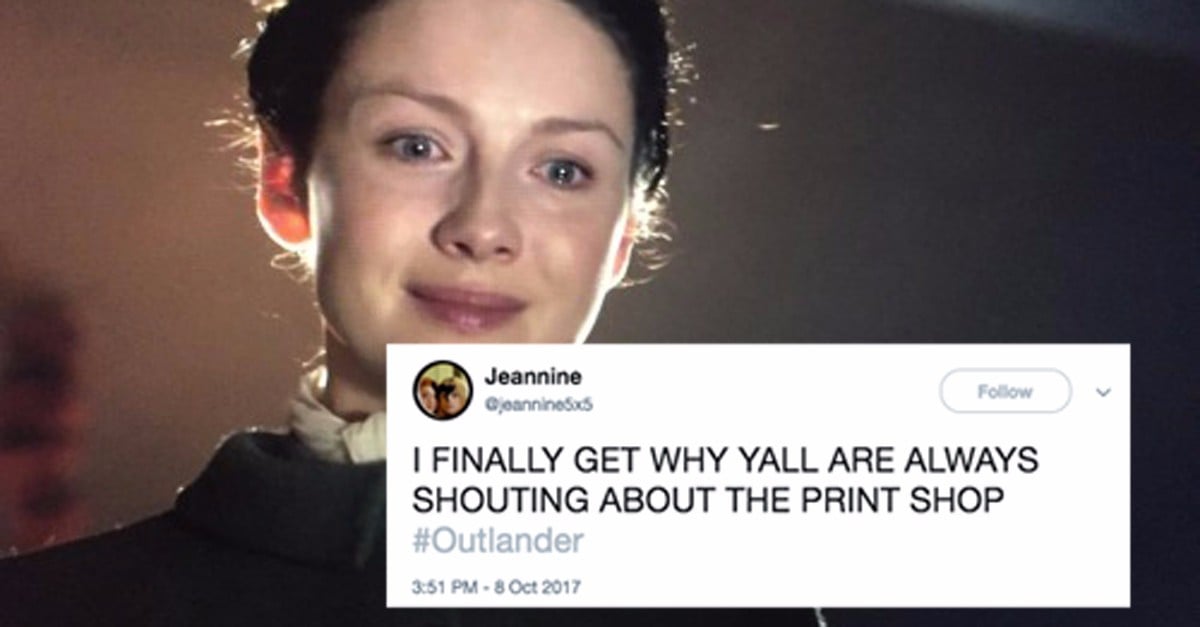 Reactions to Outlander's Print Shop Scene | PS Entertainment