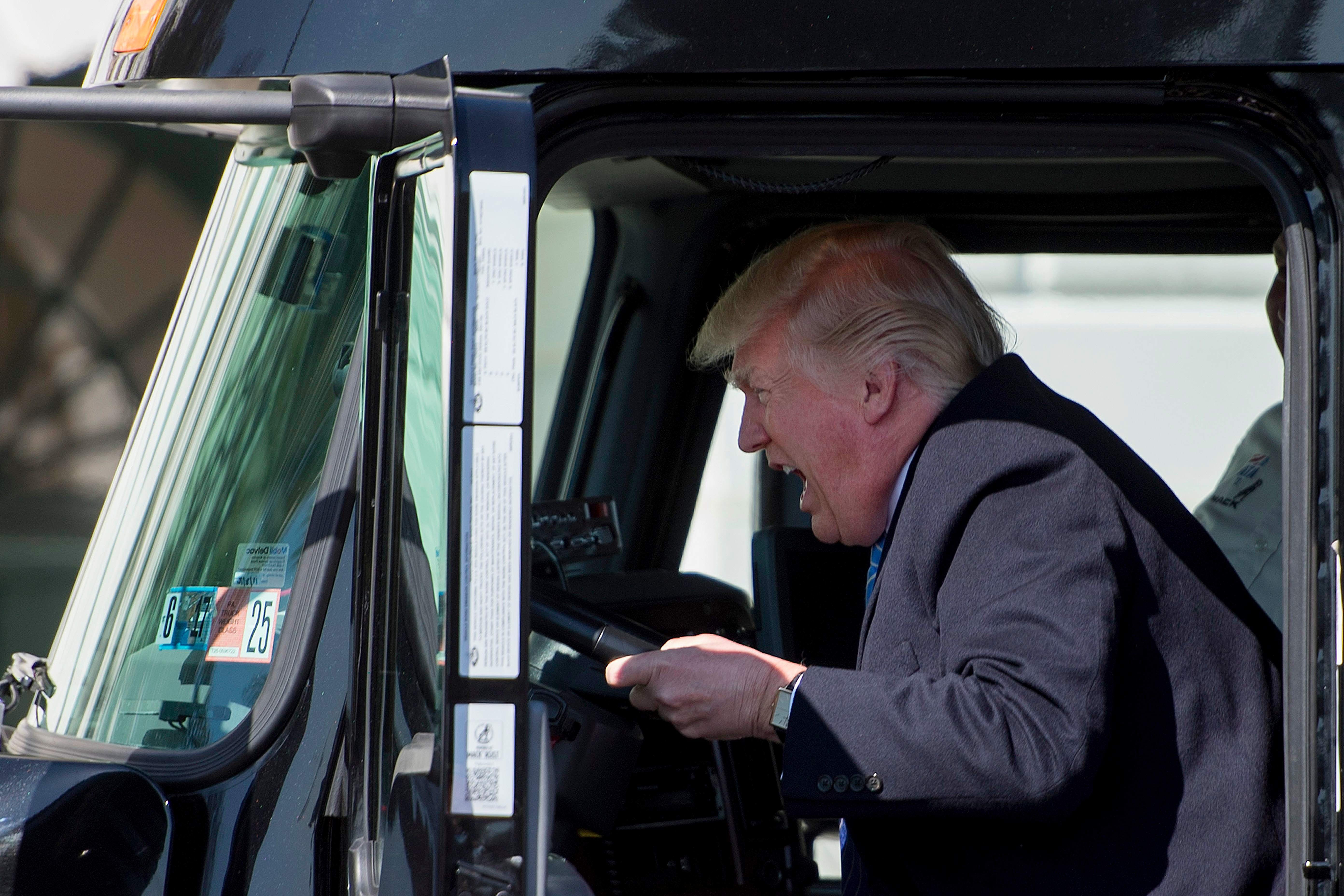 Donald Trump Driving Truck Memes | POPSUGAR Tech