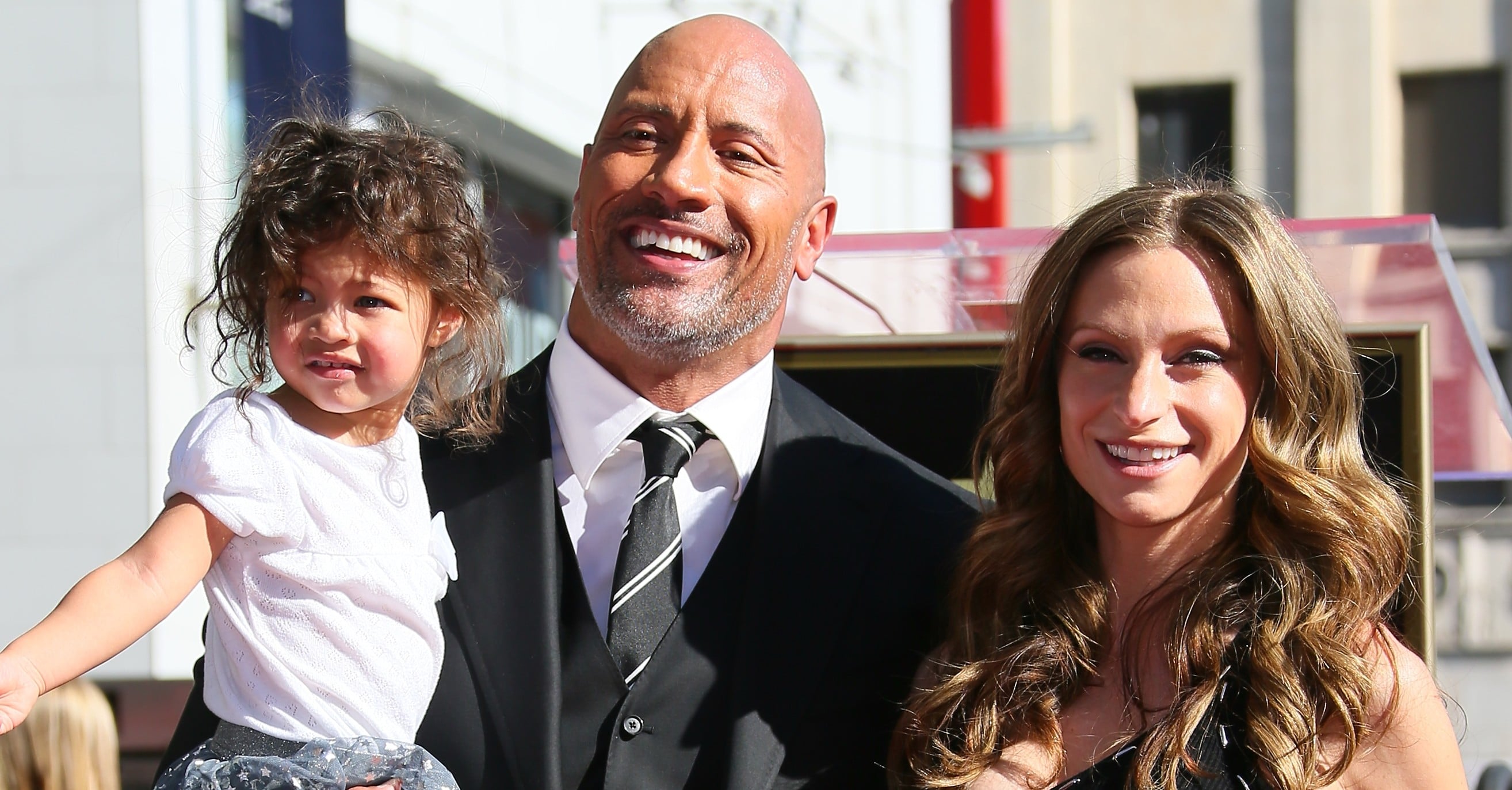 Dwayne Johnson and Family at Hollywood Walk of Fame Ceremony | PS Celebrity