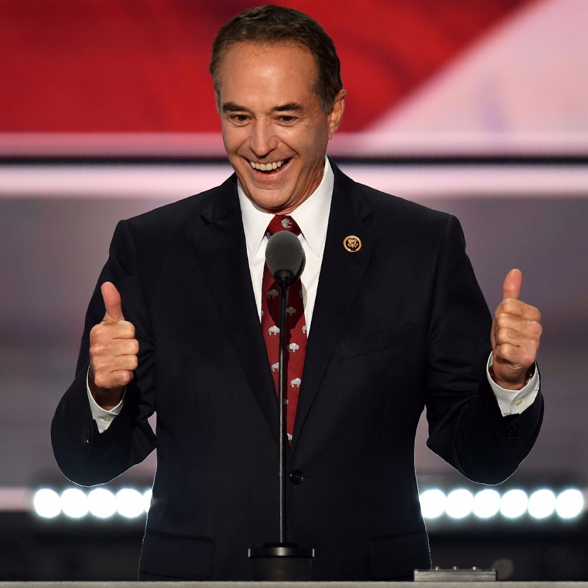 Reporter Explains Healthcare Bill to Rep. Chris Collins | POPSUGAR News