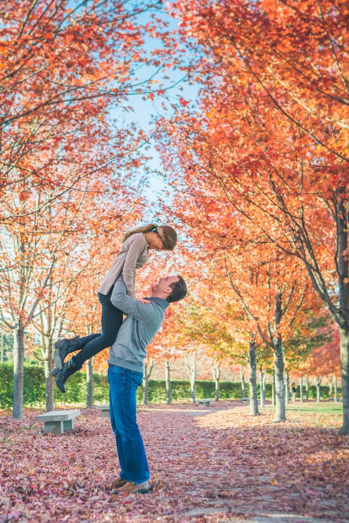 Fall Engagement Photo Shoot | POPSUGAR Love & Sex