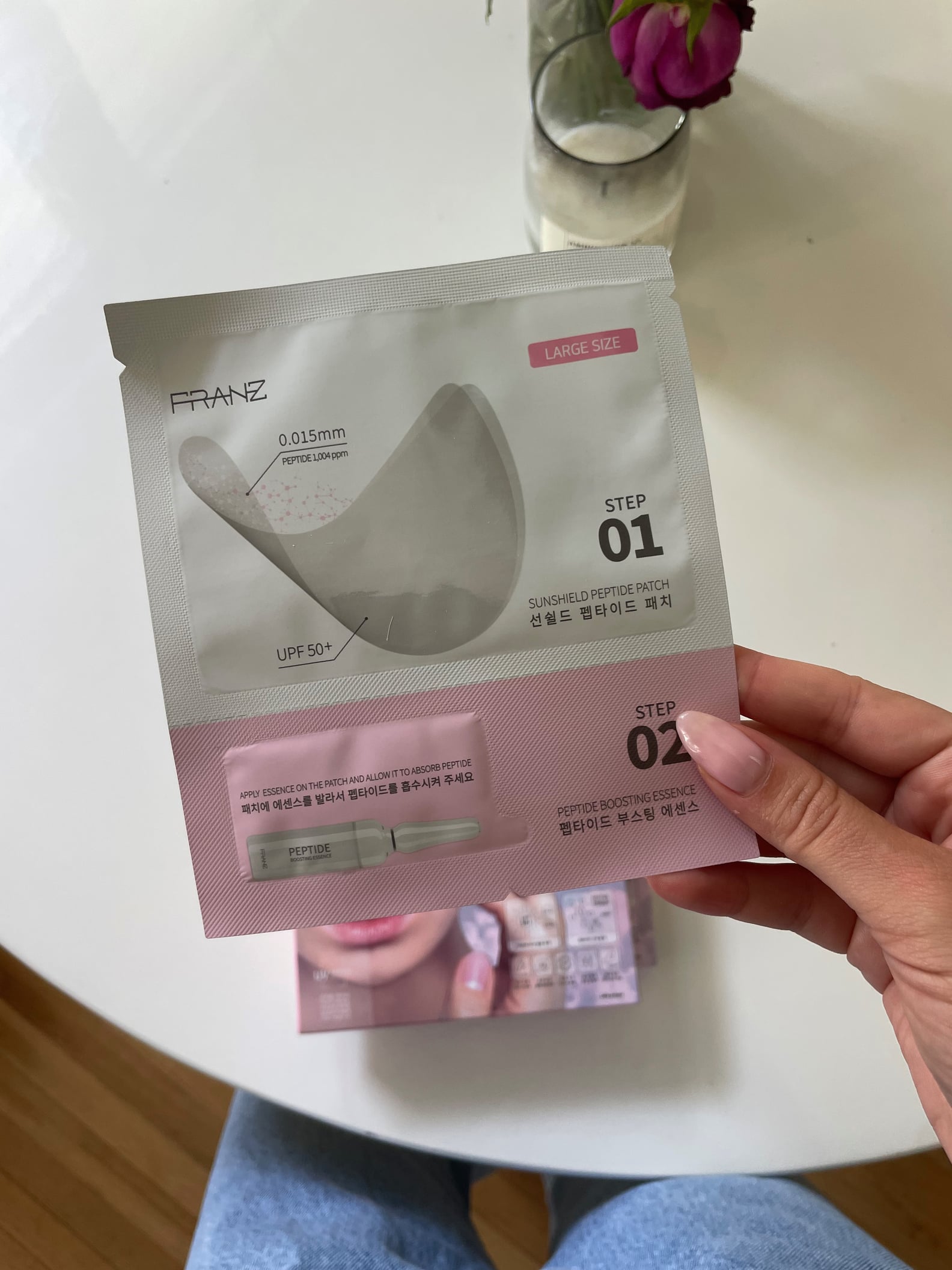 Franz SunShield Peptide Patch Review With Photos | PS Beauty