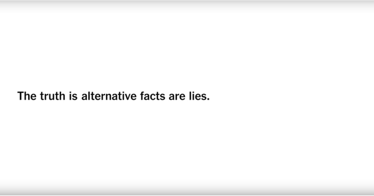 The New York Times "The Truth Is Hard" Oscar Commercial | POPSUGAR News