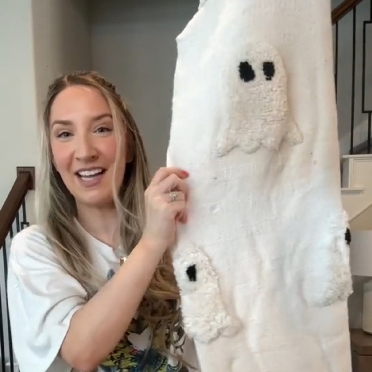 The Viral, TikTok-Famous Ghost Blanket Is Back at HomeGoods | PS Home