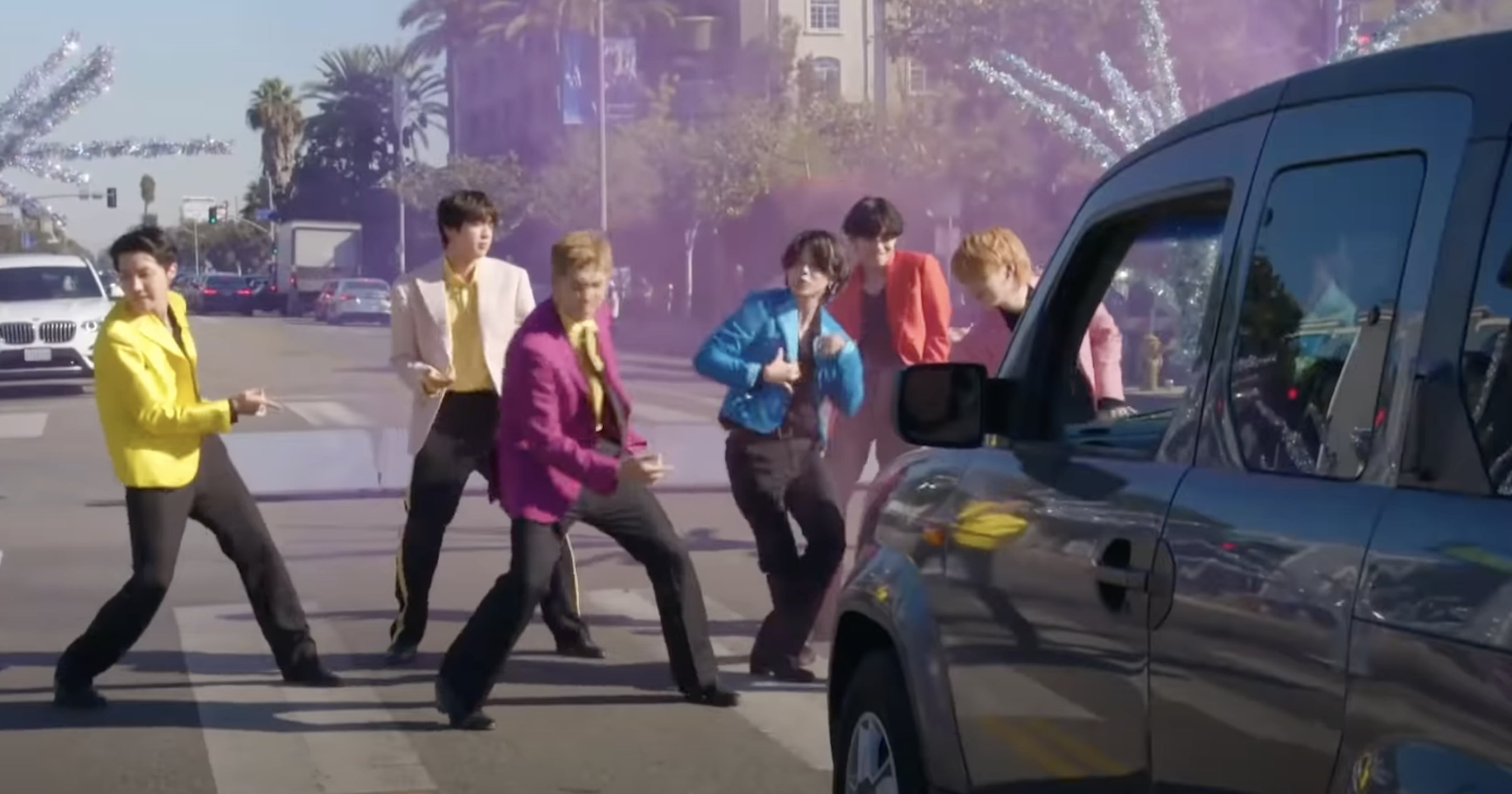 Watch BTS Perform at a Crosswalk on The Late Late Show | PS Entertainment