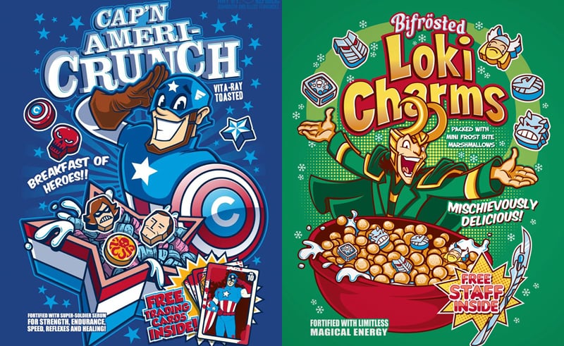 Comic Character Cereals | POPSUGAR Tech