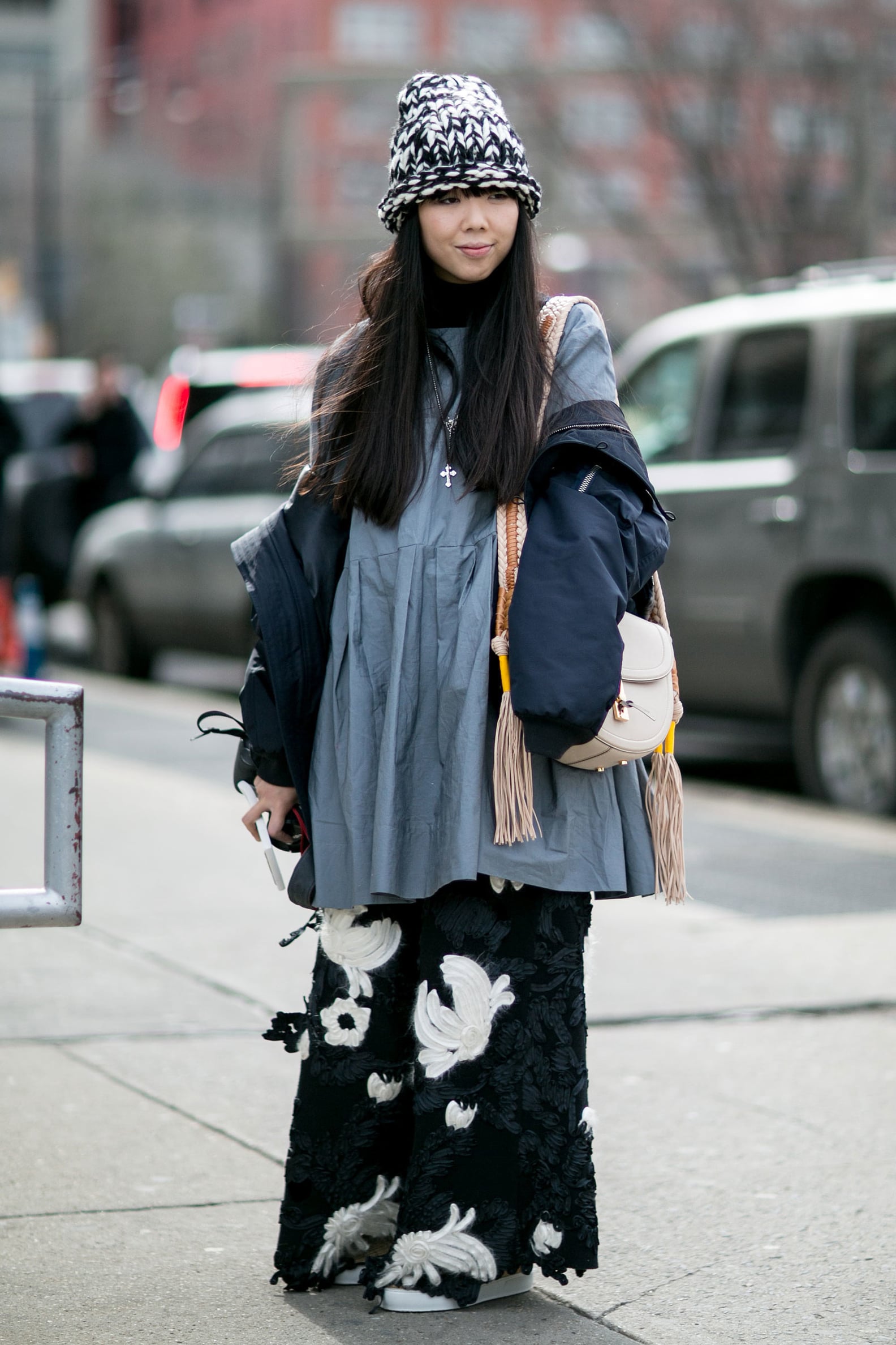 How to Wear Your Coat Off the Shoulder | PS Fashion