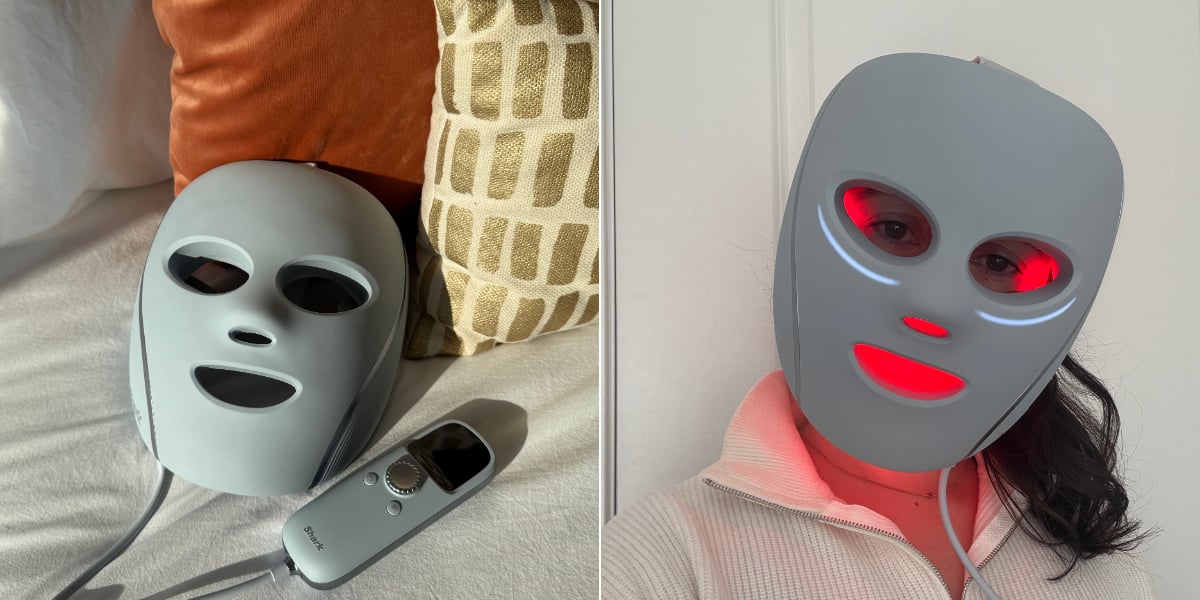 Shark CryoGlow Cooling & LED Face Mask Review With Photos | PS Beauty