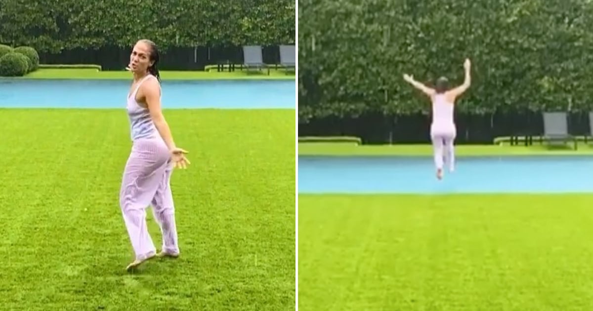 Watch Jennifer Lopez Dancing in the Rain | Video | PS Celebrity